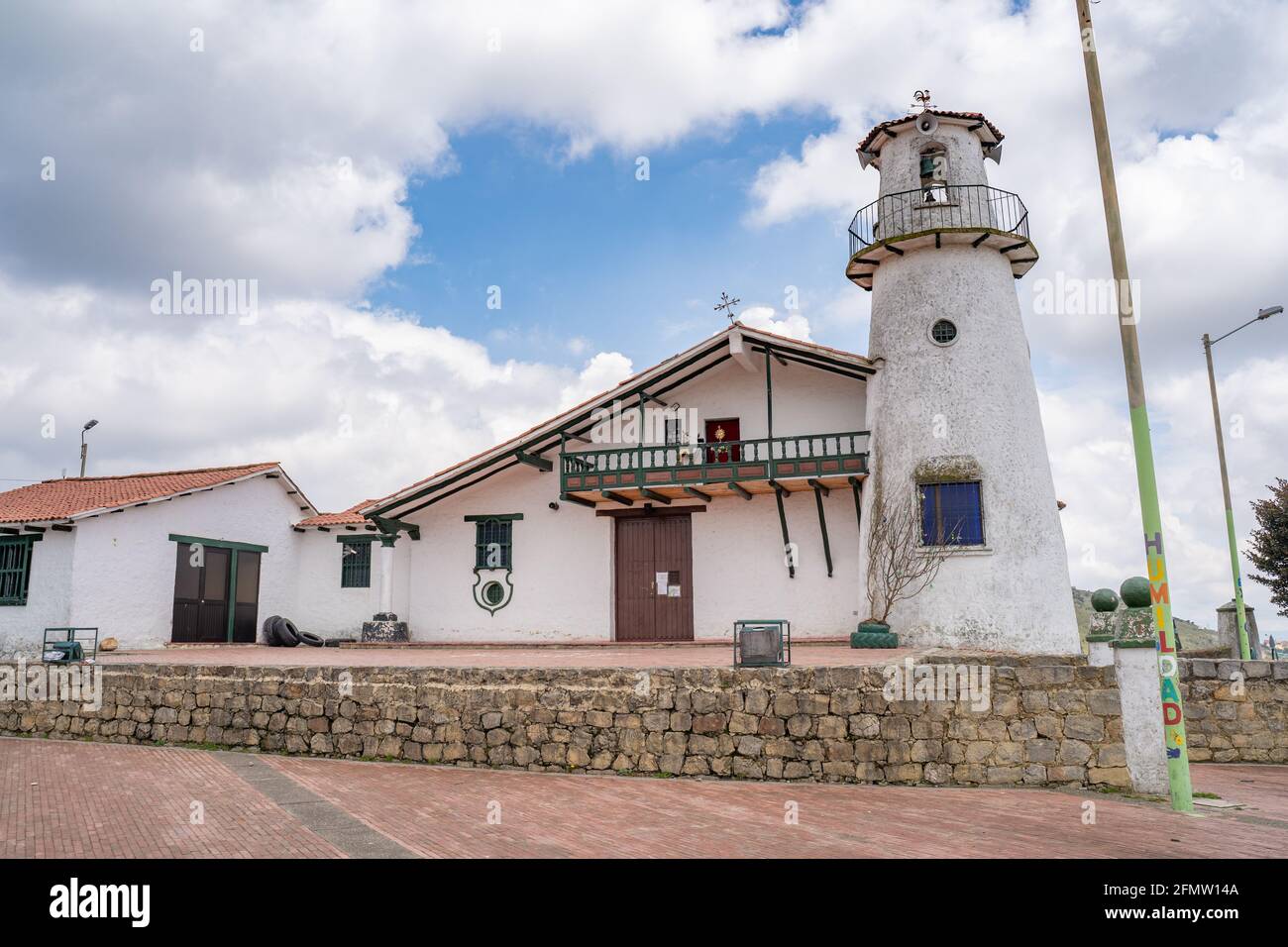 our lady of begoña church, Quiba, Ciudad Bolivar, Bogota Stock Photo ...