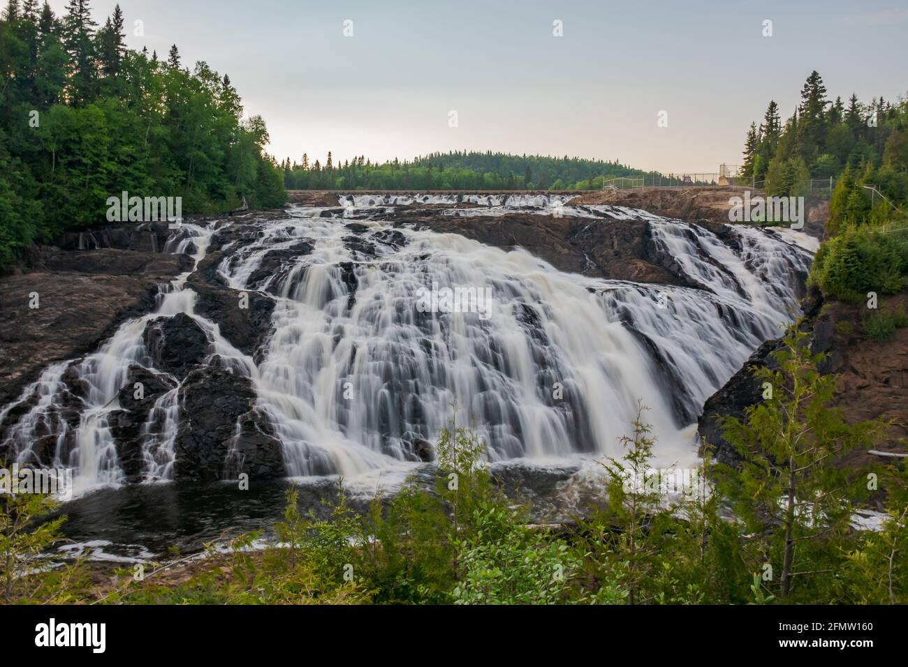 Magpie Falls Wawa Ontario Canada in Summer Stock Photo - Alamy