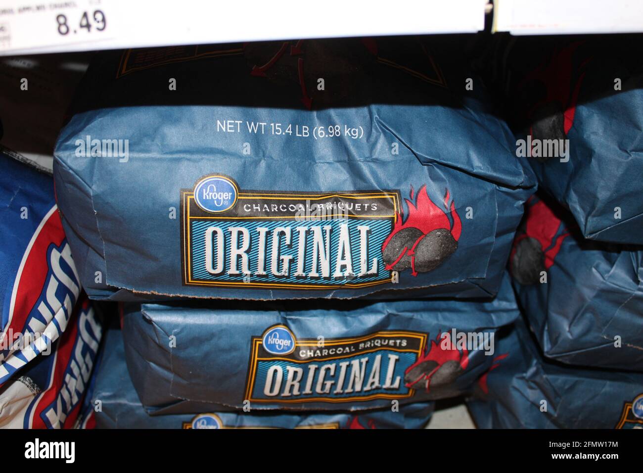 Kroger Original brand shot closeup in a blue bags that's bright and ...