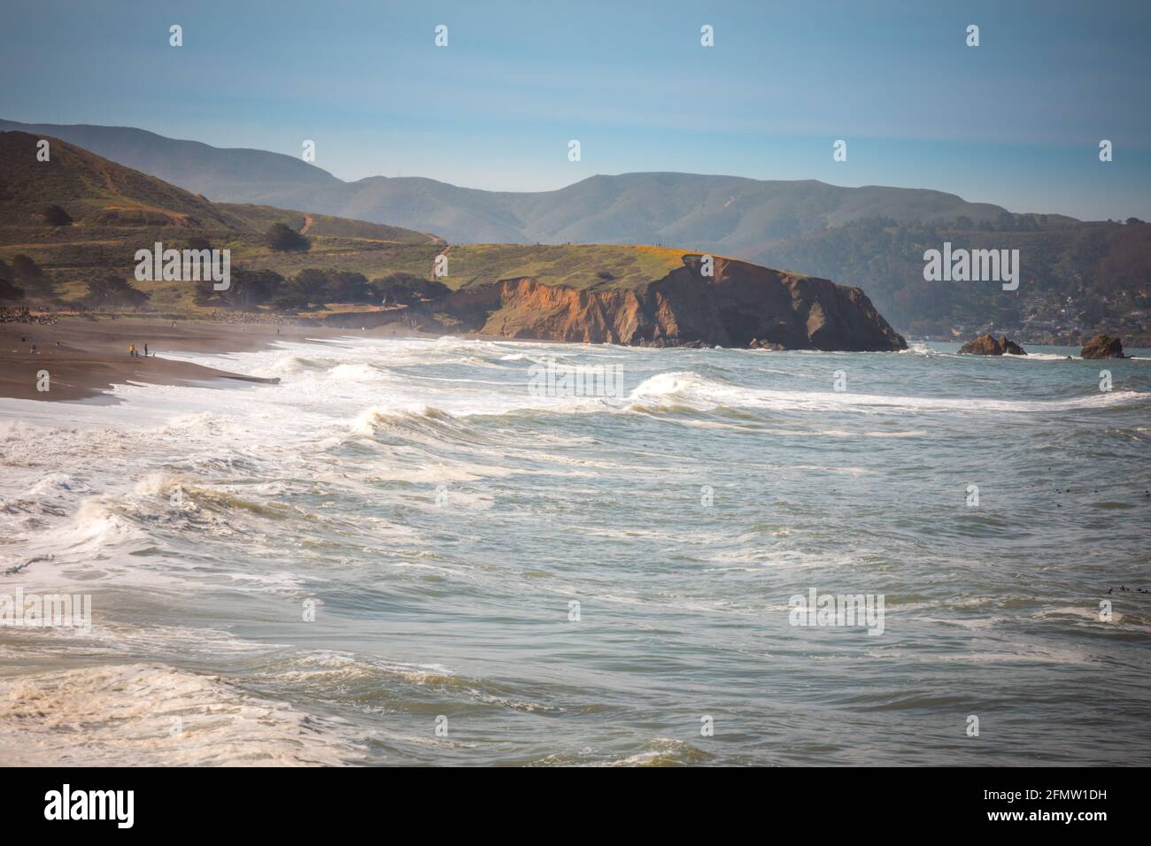 Pacifica beach and coastline in California Stock Photo - Alamy