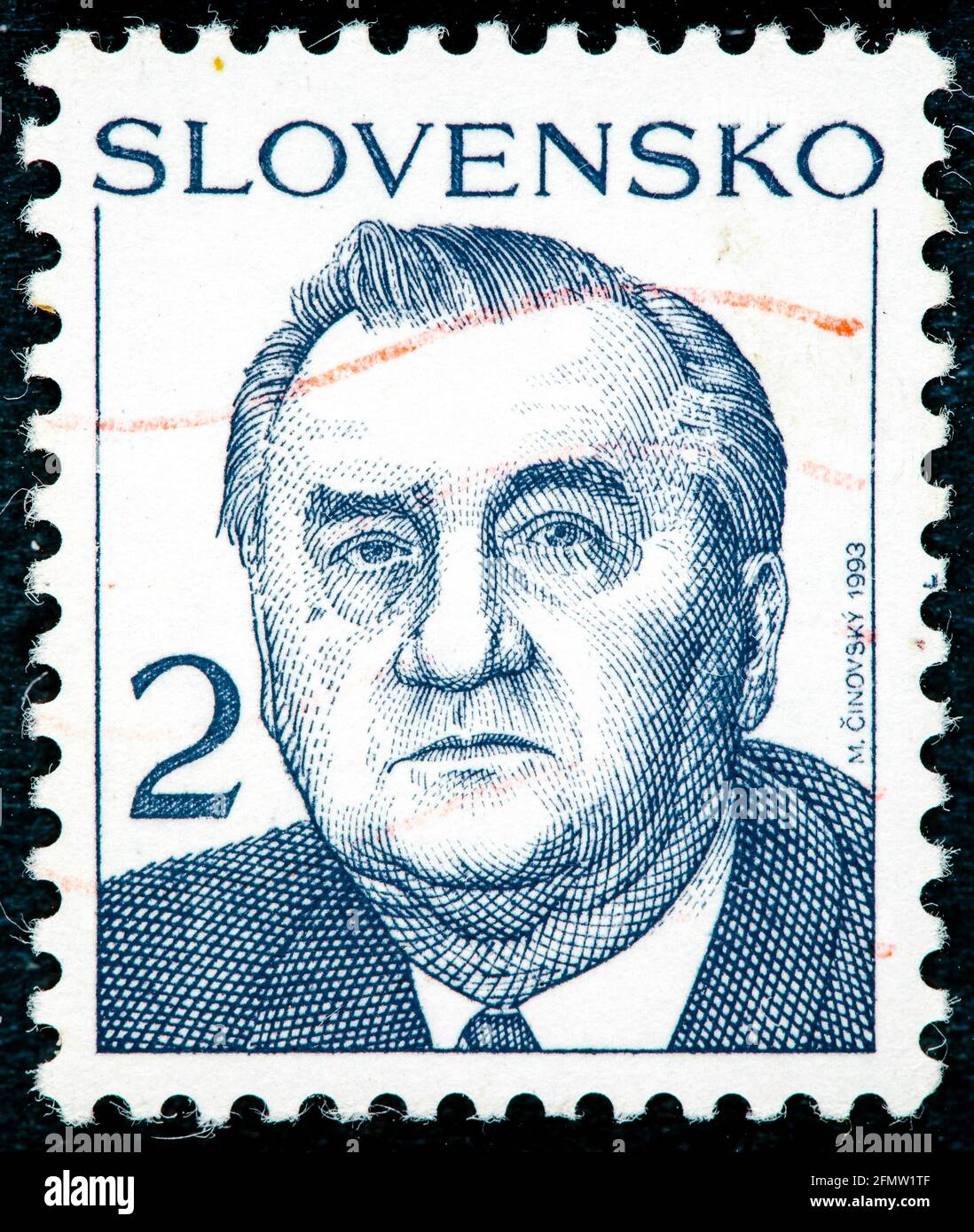 Slovak postage stamp hi-res stock photography and images - Alamy