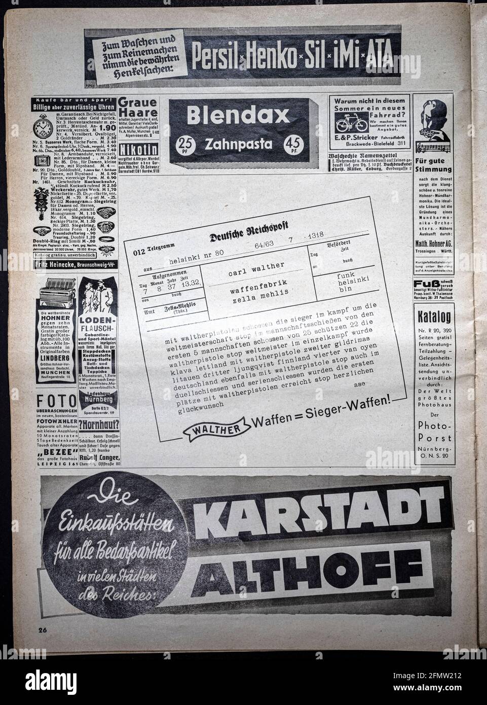 Nazi propaganda goebbels uniform hi-res stock photography and images ...