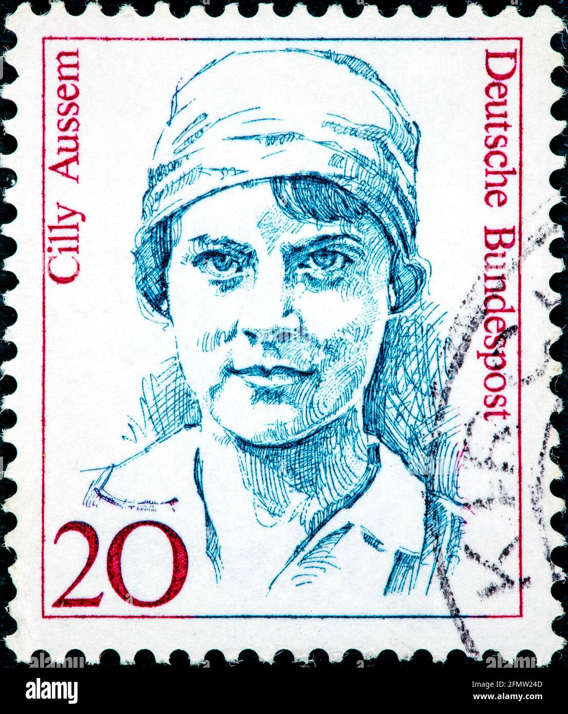 GERMANY - CIRCA 1988: A stamp printed in Germany from the "Famous ...