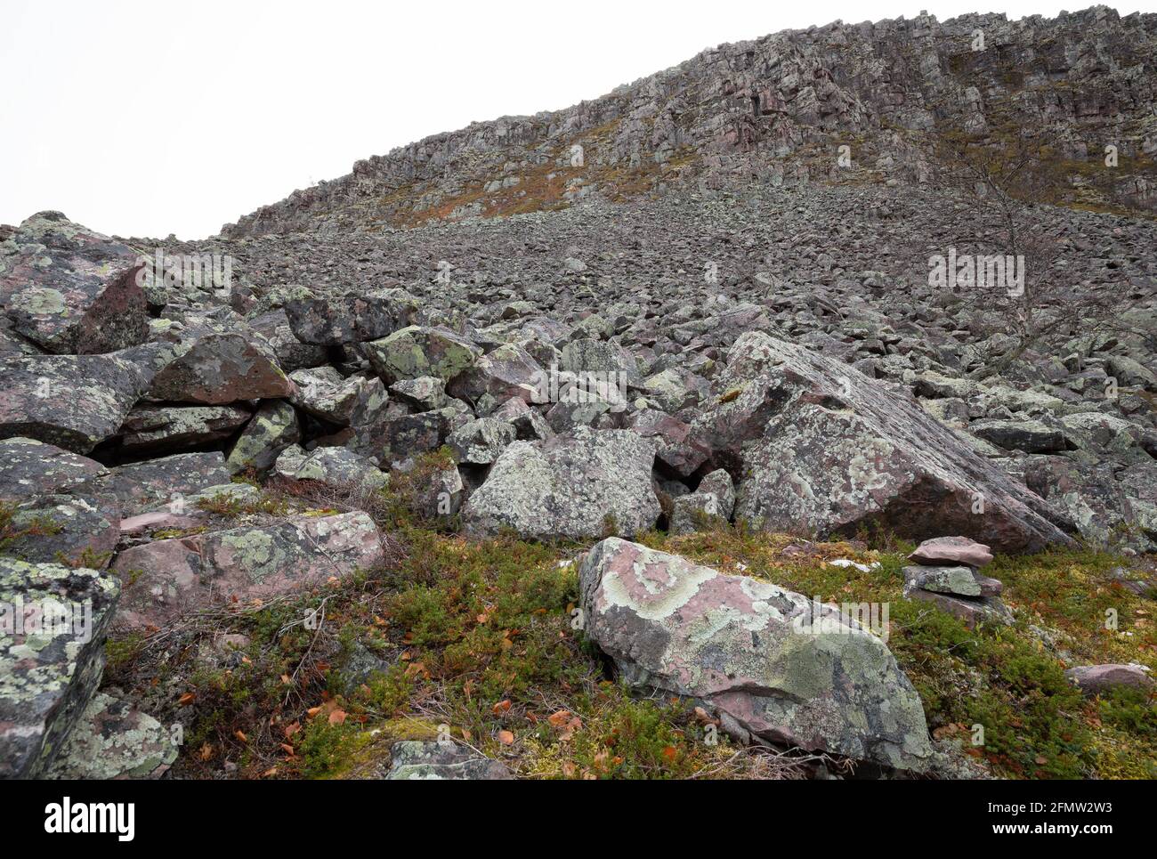 Rocks and mountain in sweden Stock Photo - Alamy