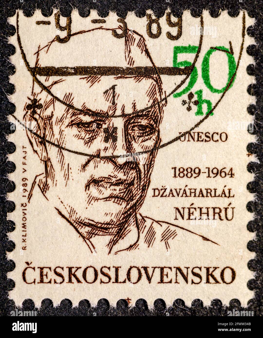 Czechoslovakia - Circa 1989: A stamp printed in Czechoslovakia issued ...