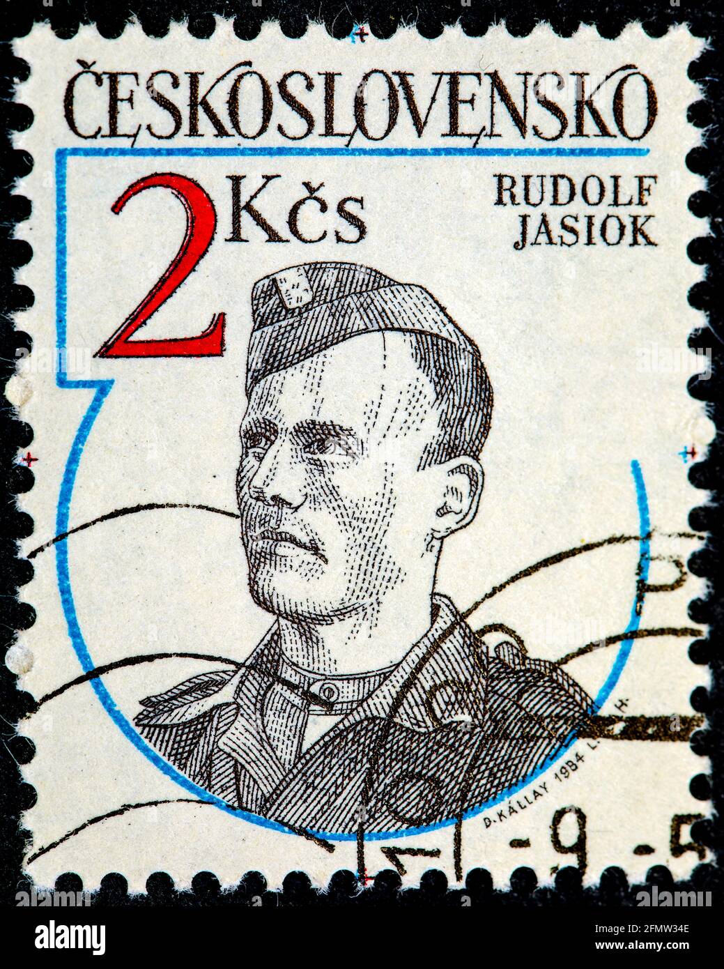 Czechoslovakia - Circa 1984: stamp printed by Czechoslovakia shows ...