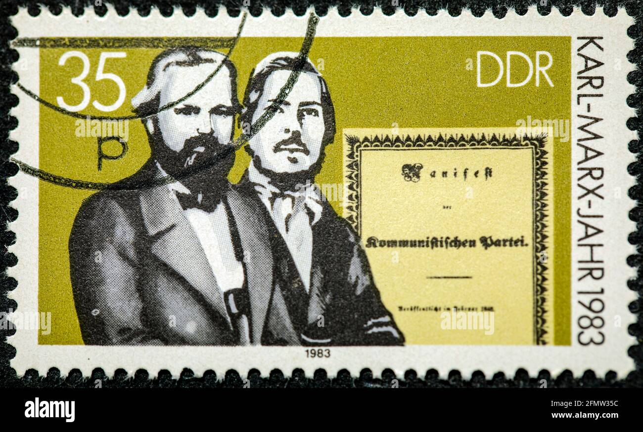 The letter by karl marx hi-res stock photography and images - Alamy