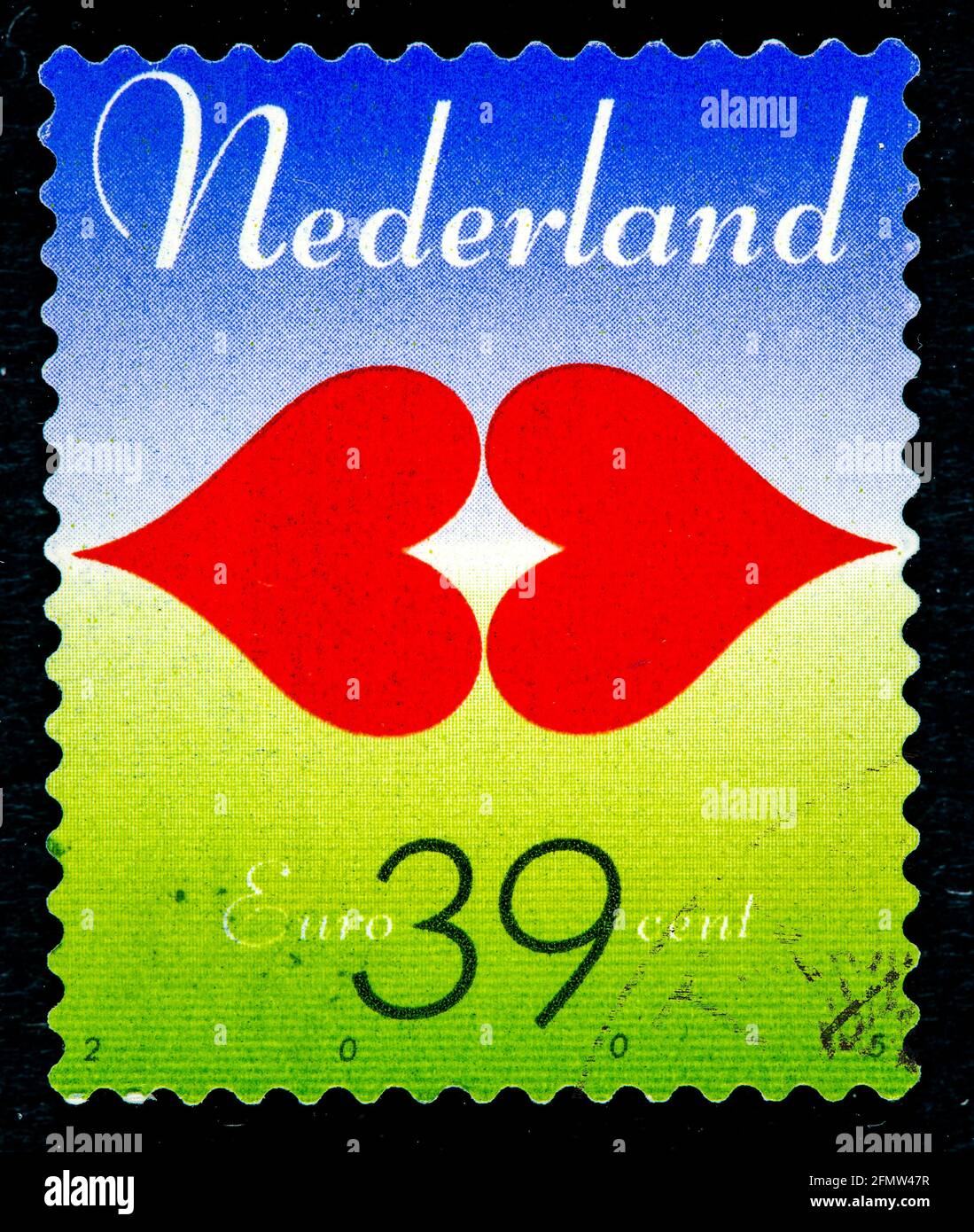 Netherlands - CIRCA 2005: a post stamp printed in the Netherland, shows ...
