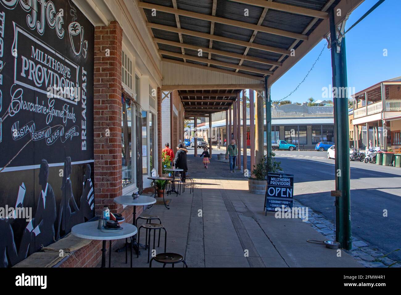 The streets of historic Millthorpe near Orange Stock Photo - Alamy