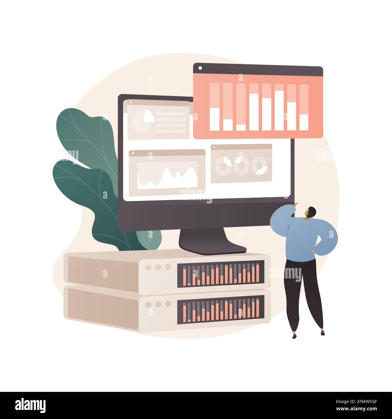 Big data visualization abstract concept vector illustration Stock ... Big data visualization abstract concept vector illustration Stock ...