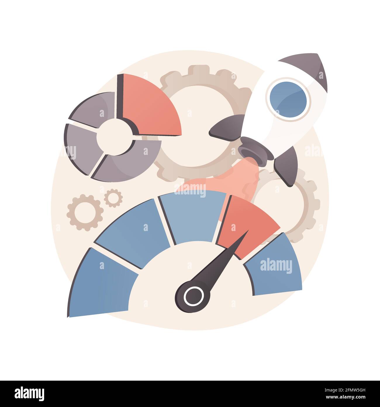 Startup accelerator abstract concept vector illustration Stock Vector ...