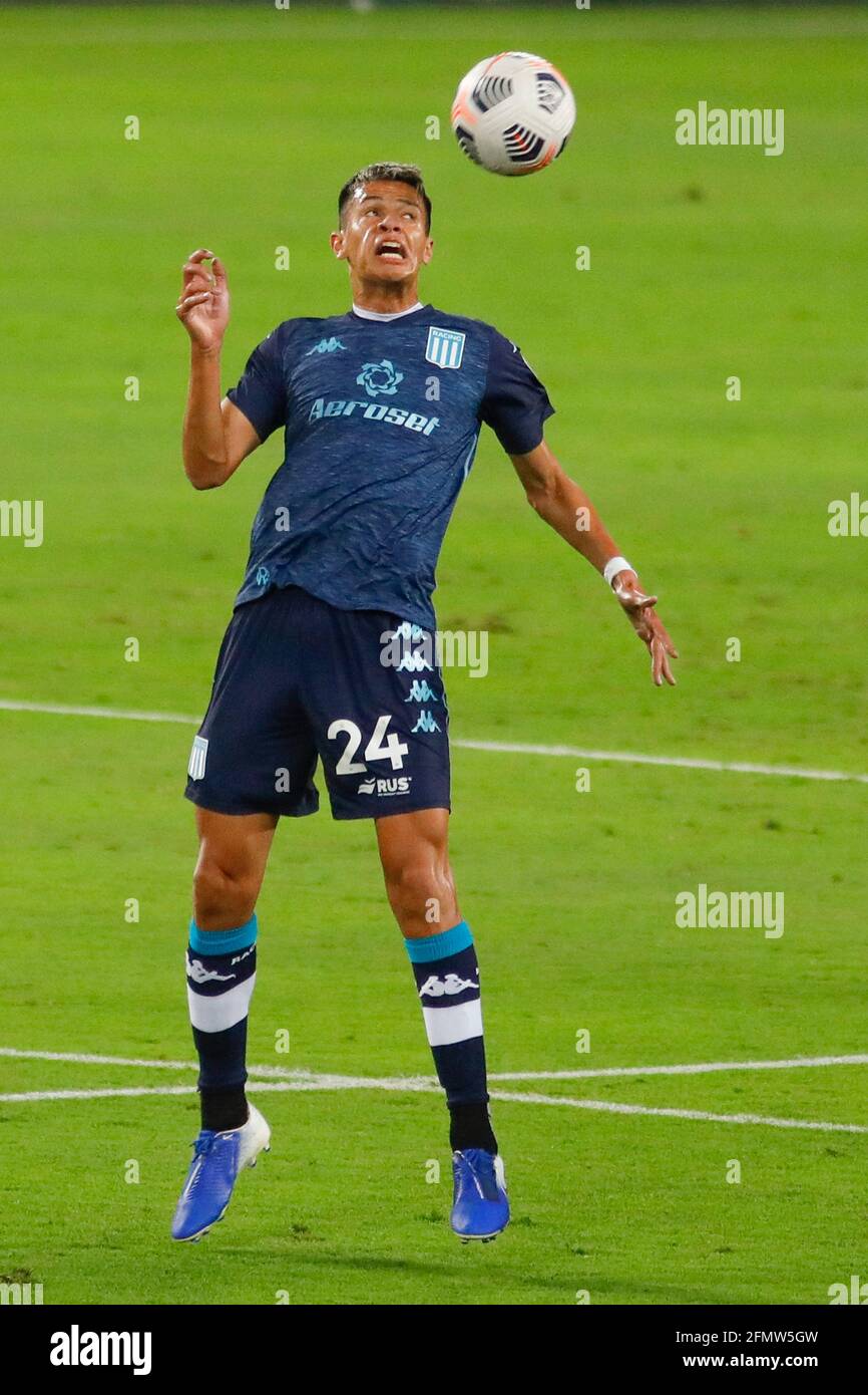 Lima, Peru. 11th May, 2021. Julian Alejo Lopez during a match between ...