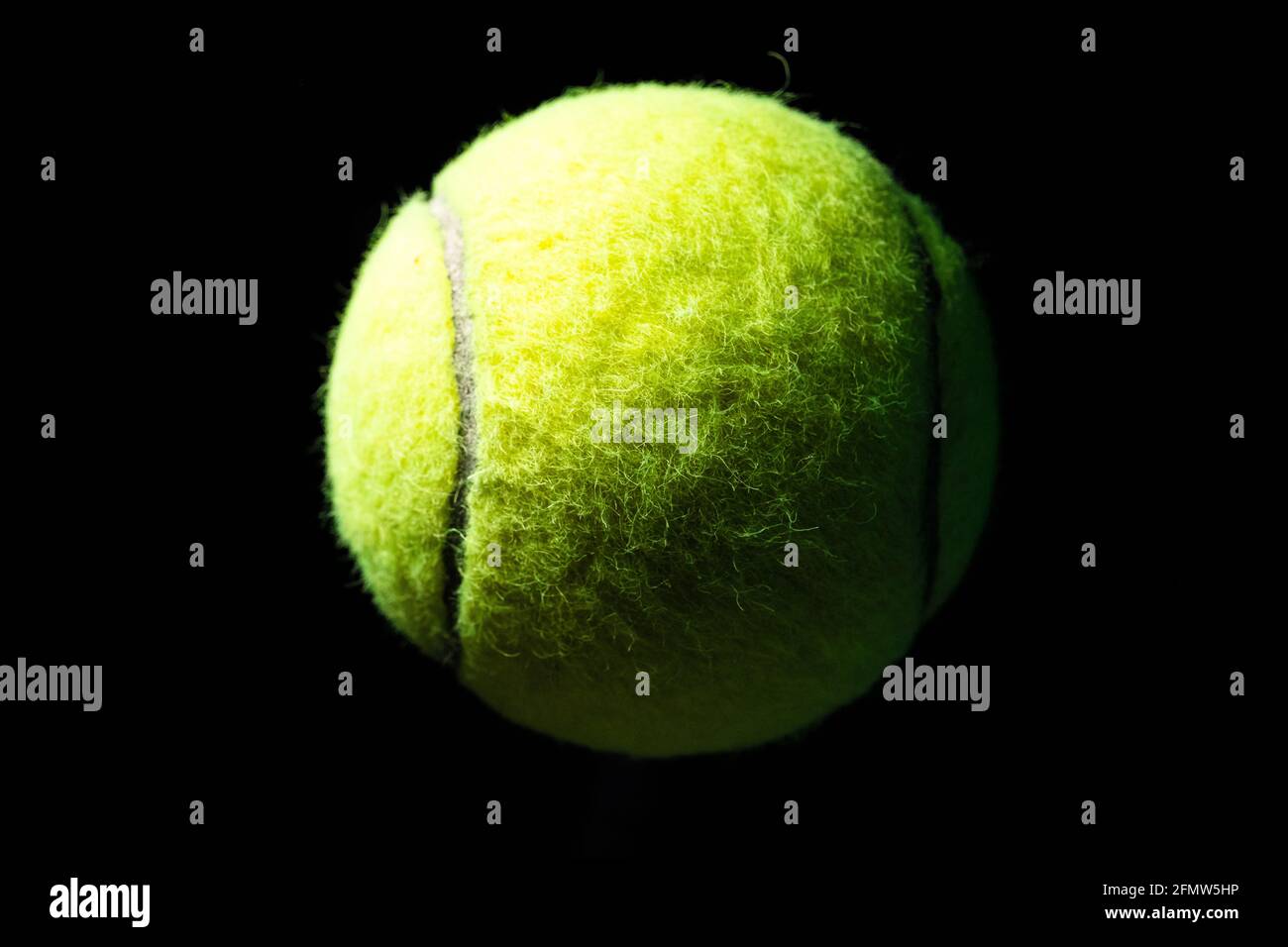 High Contrast Isolated Tennis Ball Stock Photo - Alamy