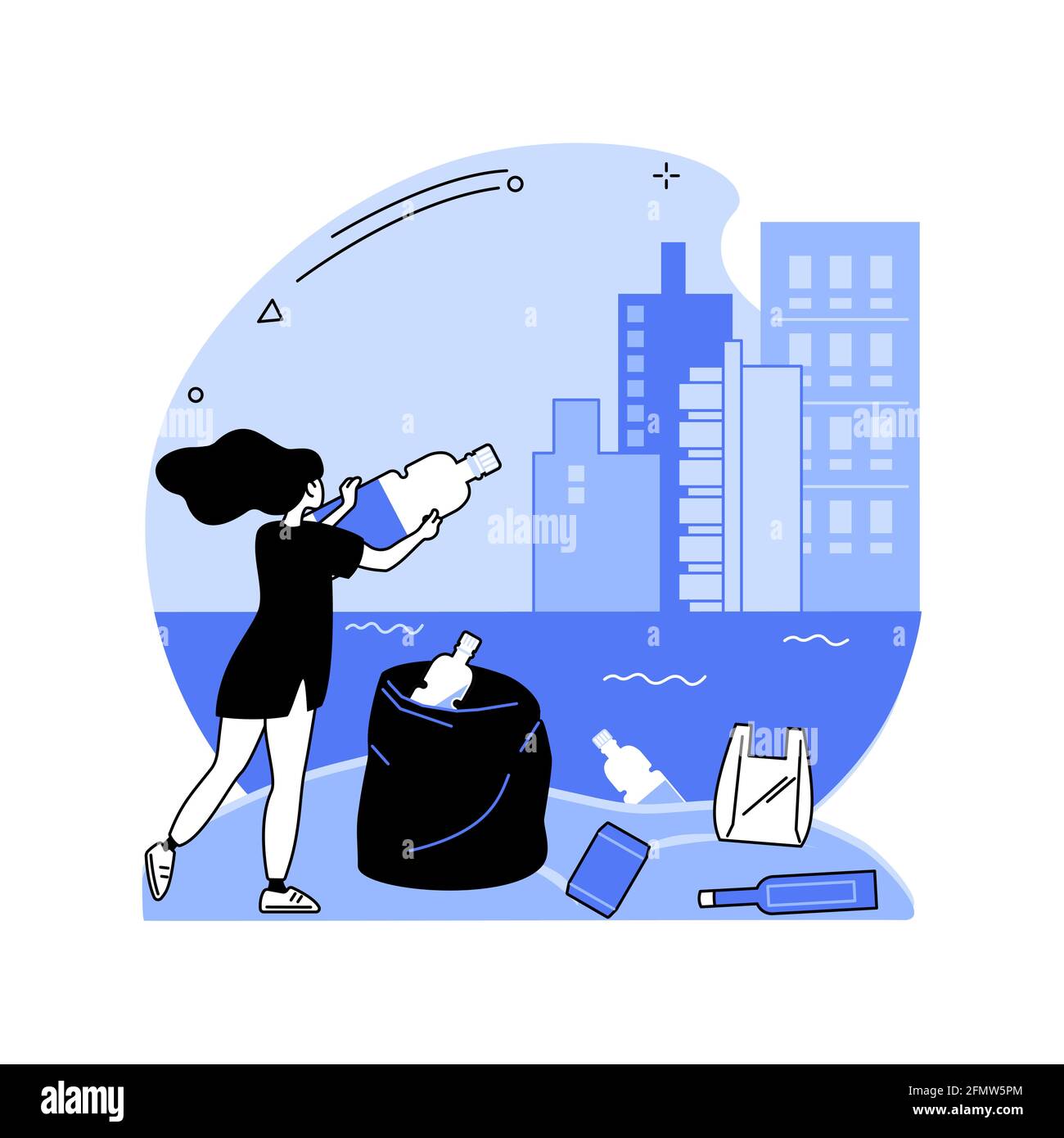 Coastal pollution abstract concept vector illustration Stock Vector ... Coastal pollution abstract concept vector illustration Stock Vector ...