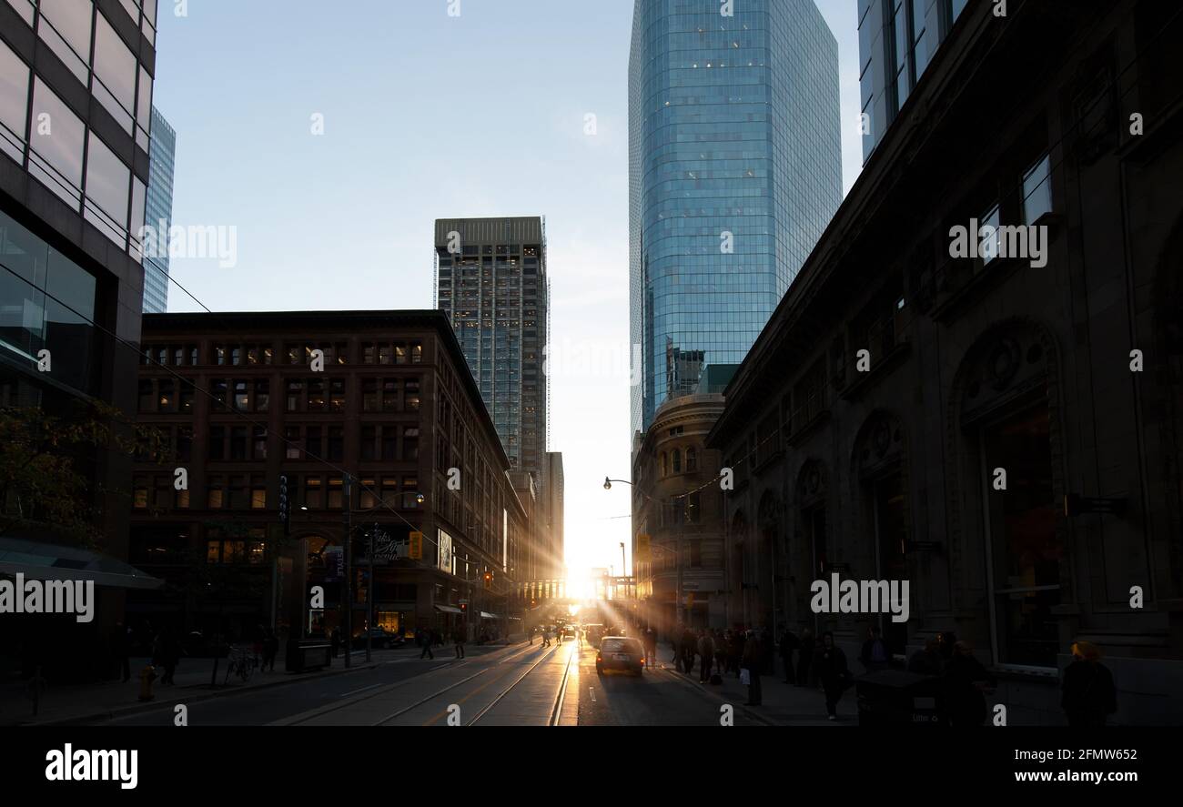 Queen and yonge street hi-res stock photography and images - Alamy