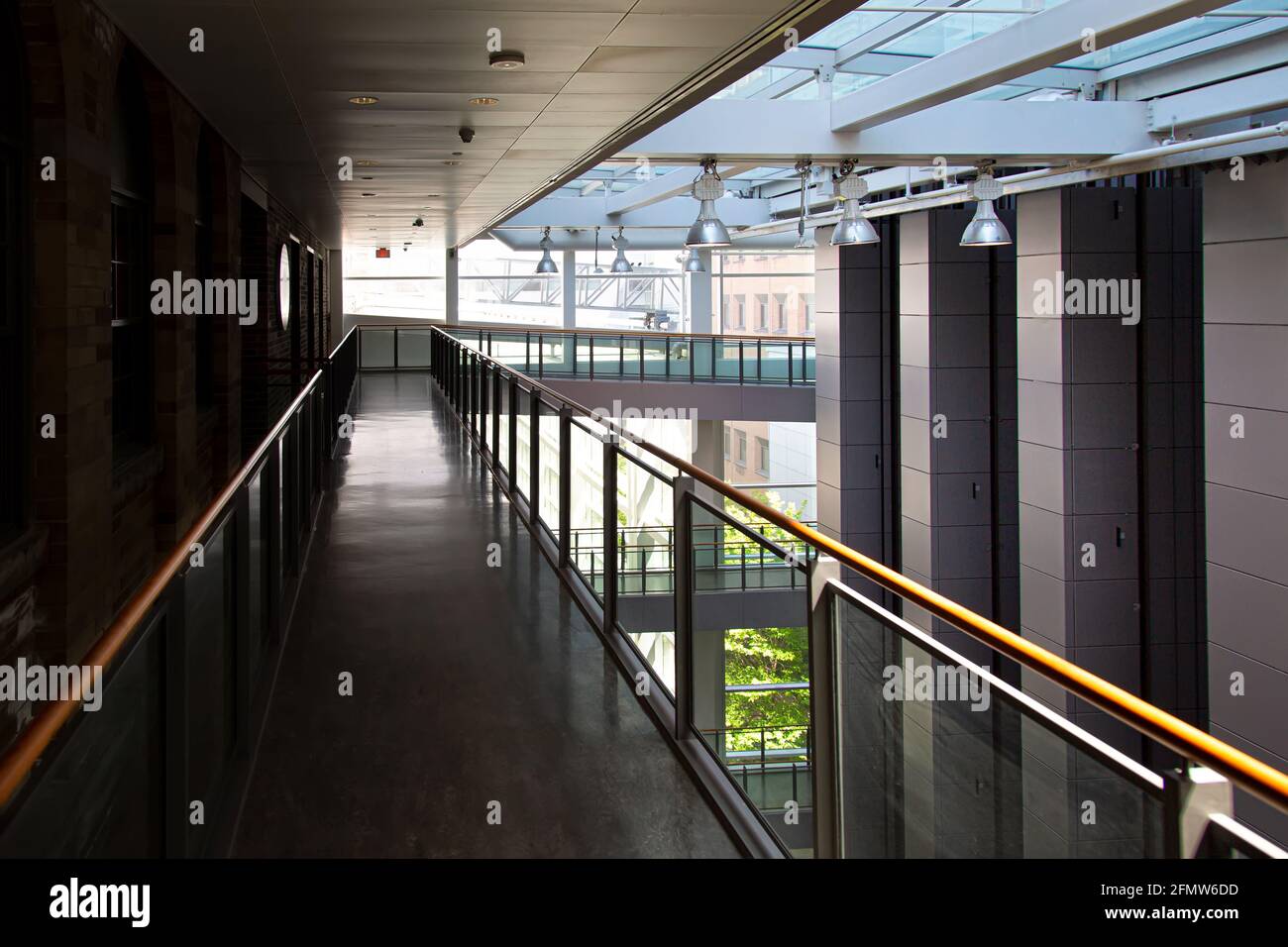 Technology innovation hub, office building interior Stock Photo - Alamy