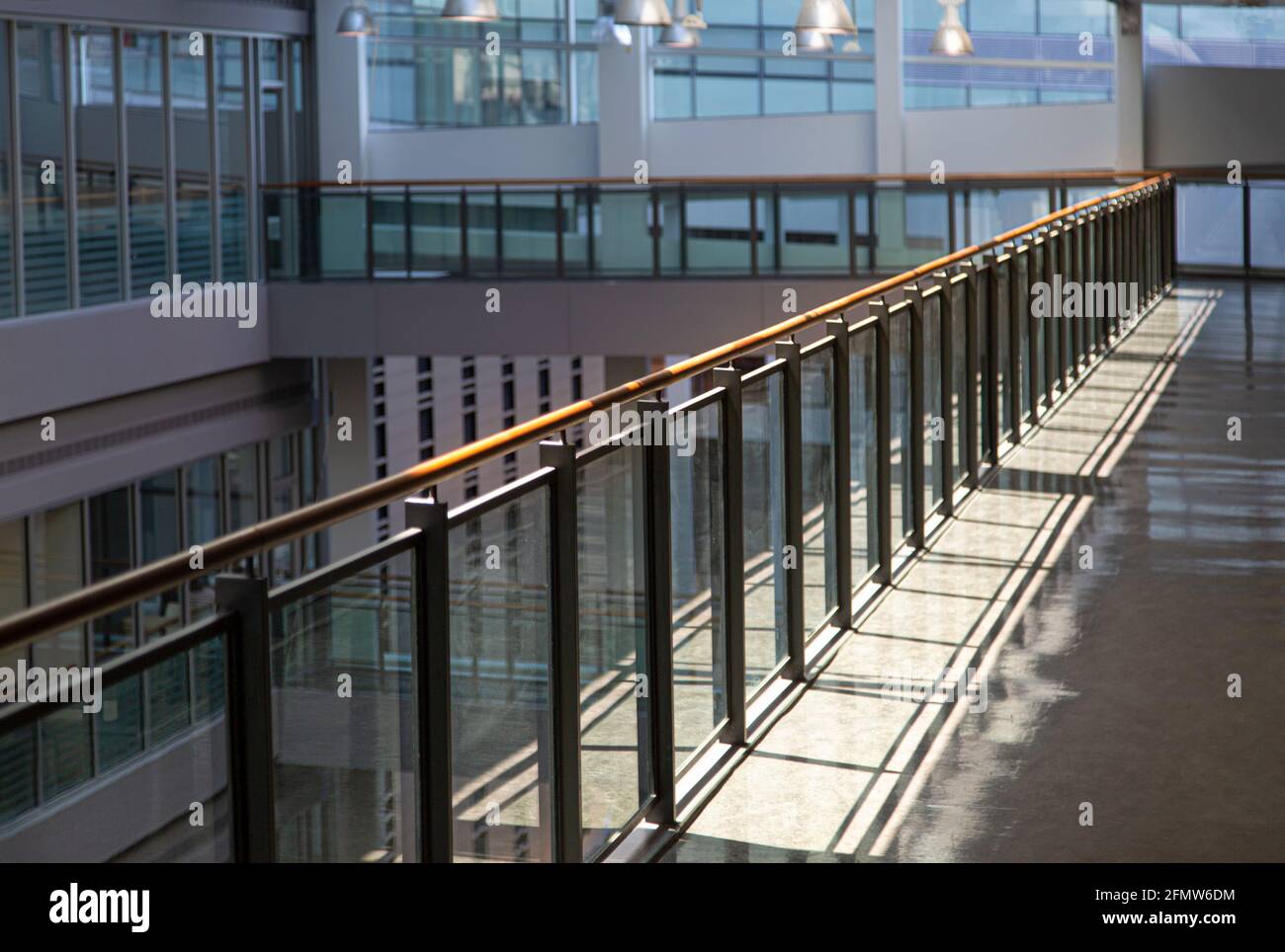 Technology innovation hub, office building interior Stock Photo - Alamy