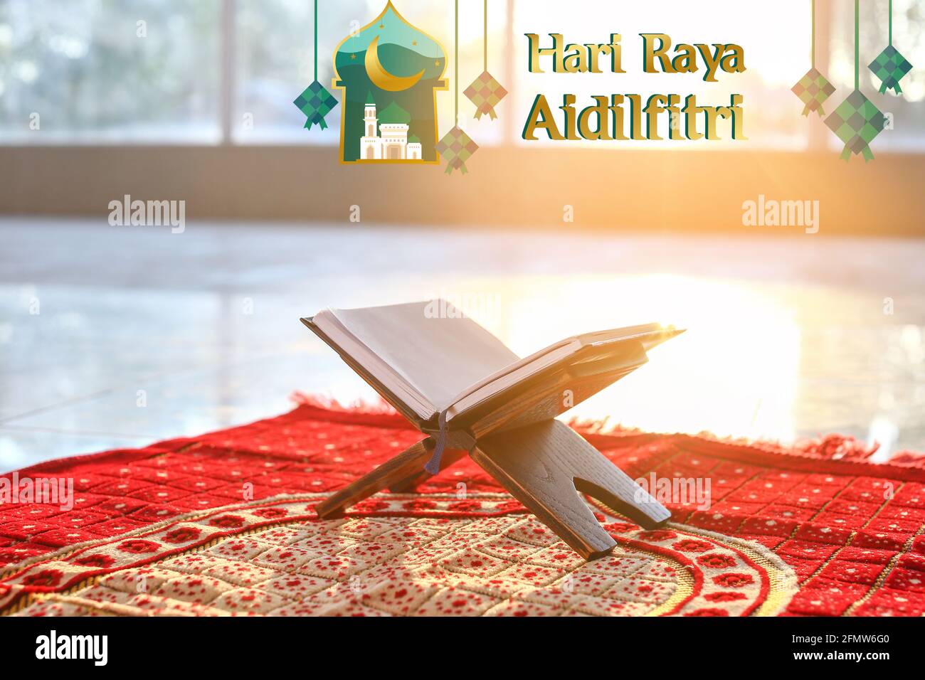 Greeting card for Eid al-Fitr (Festival of Breaking the Fast ...