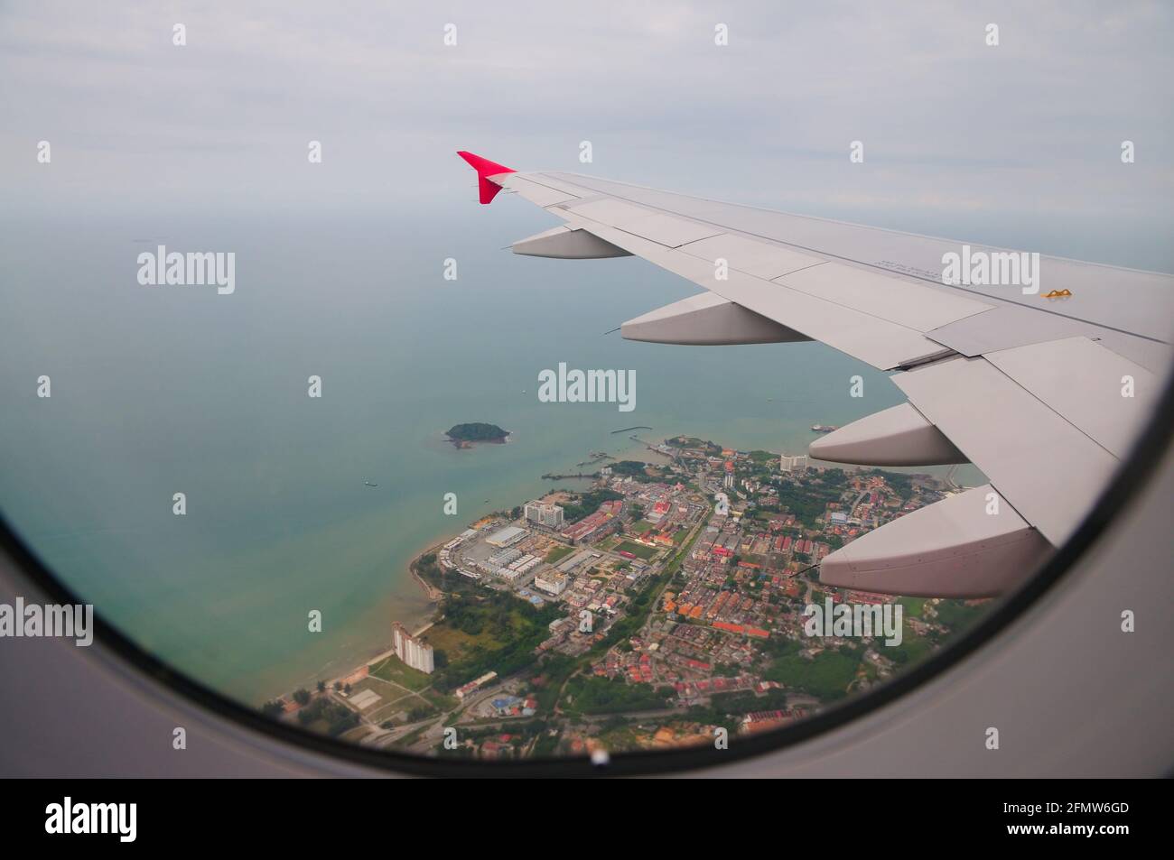 Aerial View from a Plane Stock Photo - Alamy