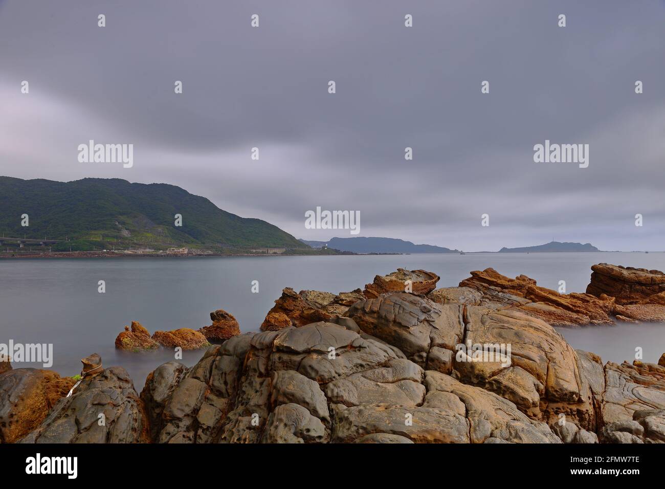 Natural rock formation at Waimushan, one of most famous wonders in ...