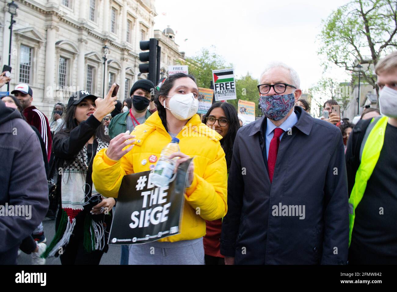 London, England. 11th May 2021. Jeremy Corbyn at an Emergency Rally for ...