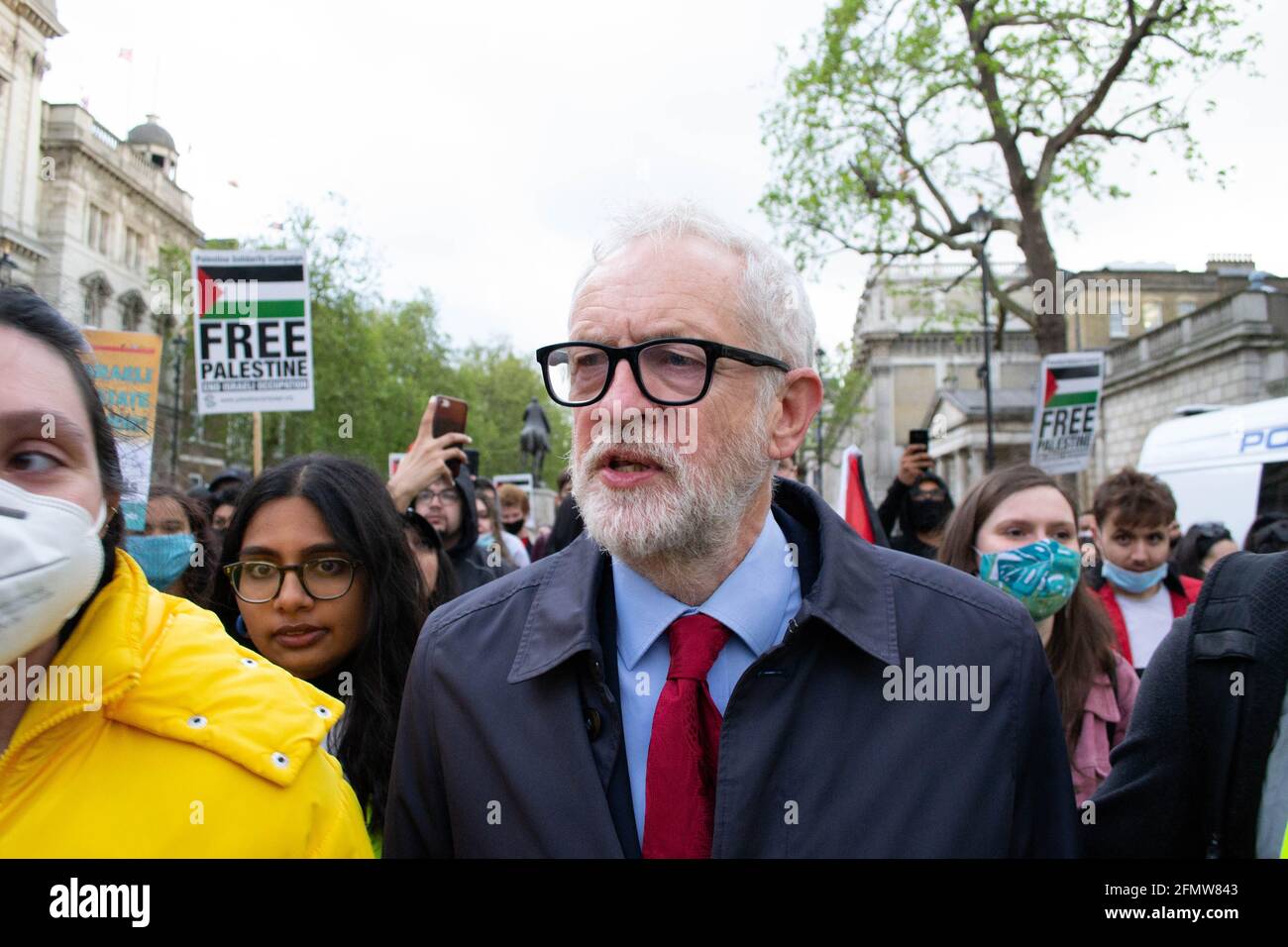 London, England. 11th May 2021. Jeremy Corbyn at an Emergency Rally for ...