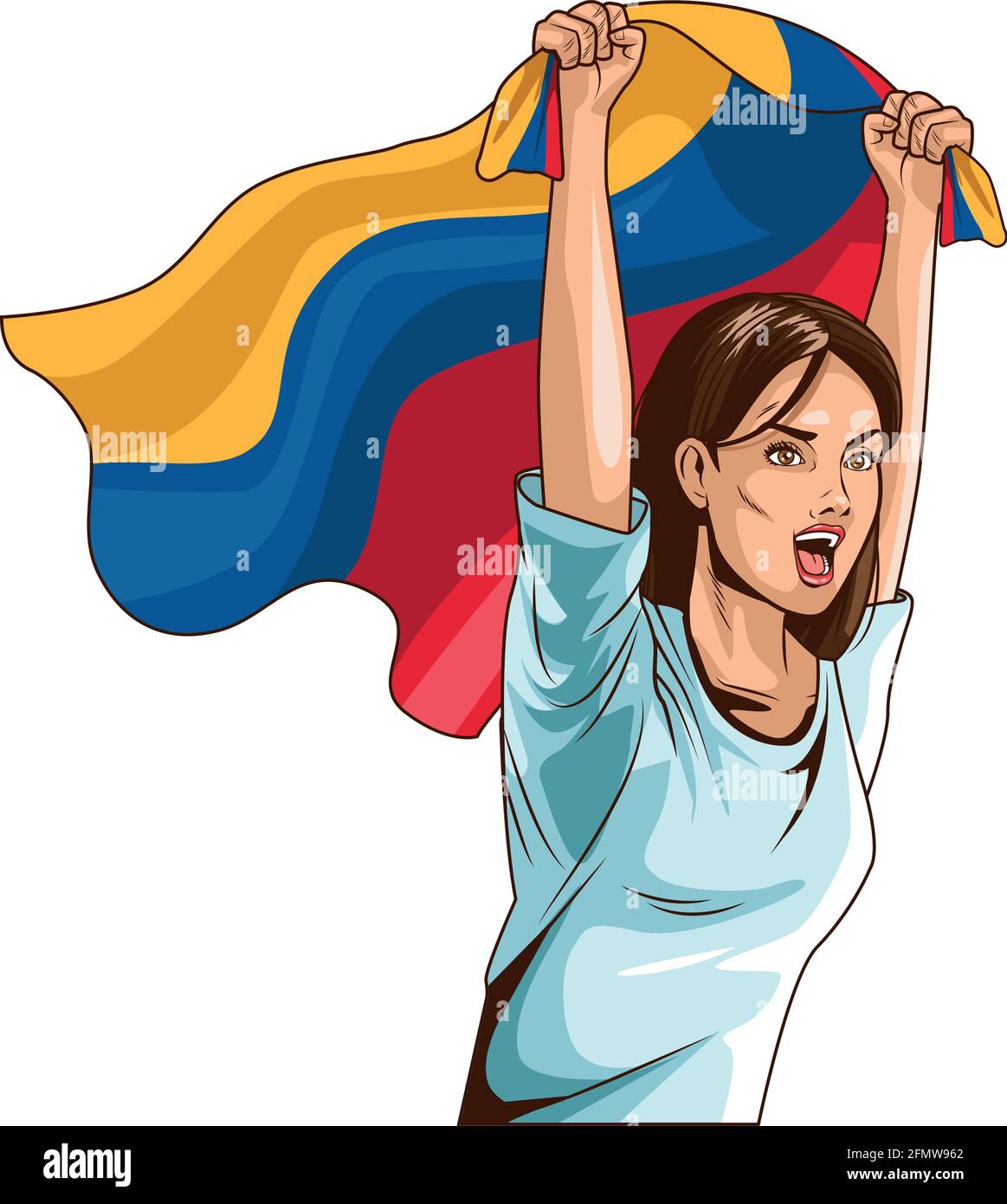 Colombian female Cut Out Stock Images & Pictures - Alamy