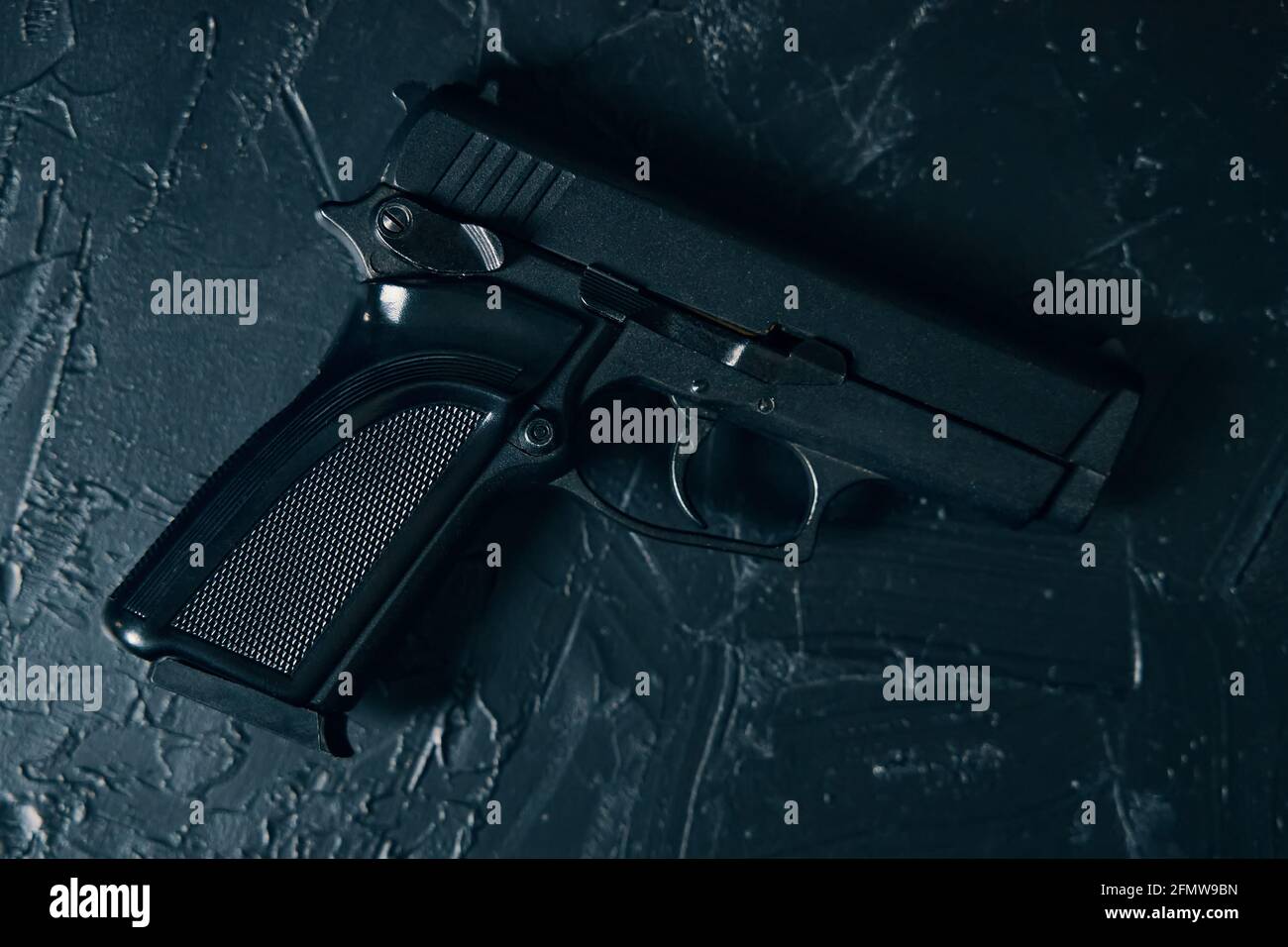 Gun On Table Wallpaper