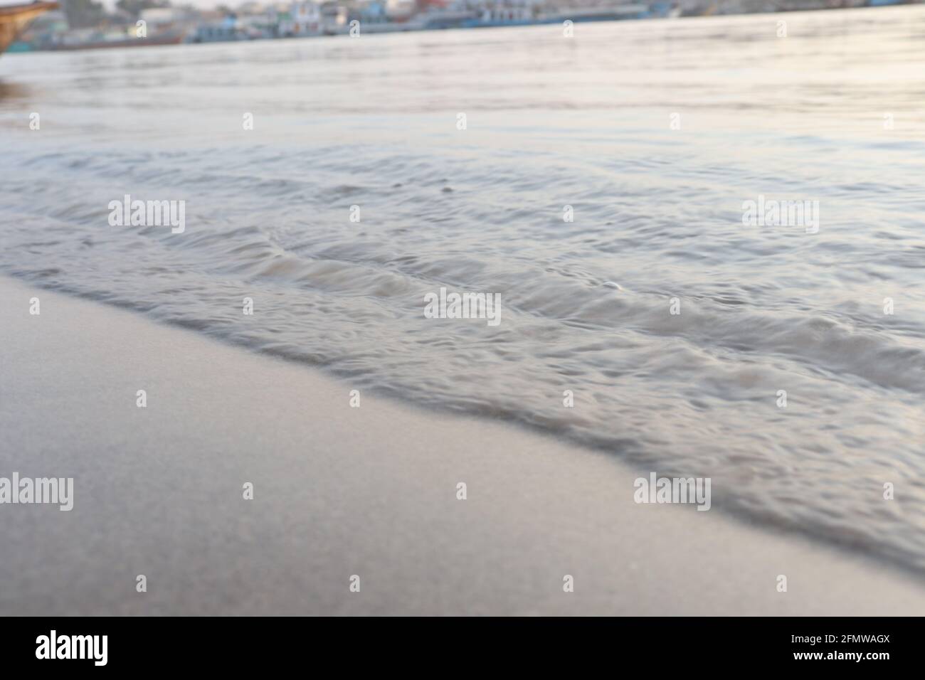 river view with water and beach Stock Photo - Alamy