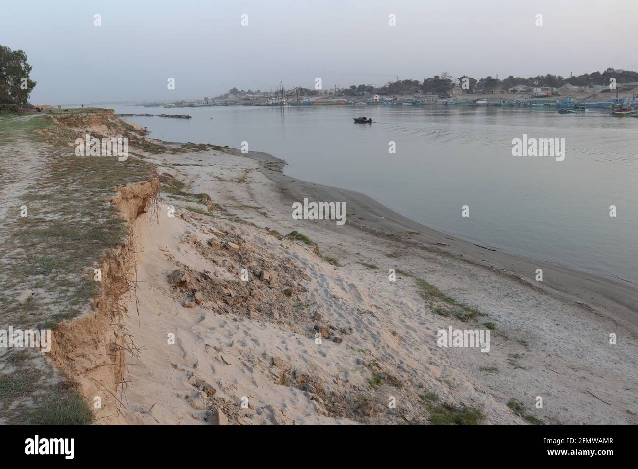 river view with water and beach Stock Photo - Alamy