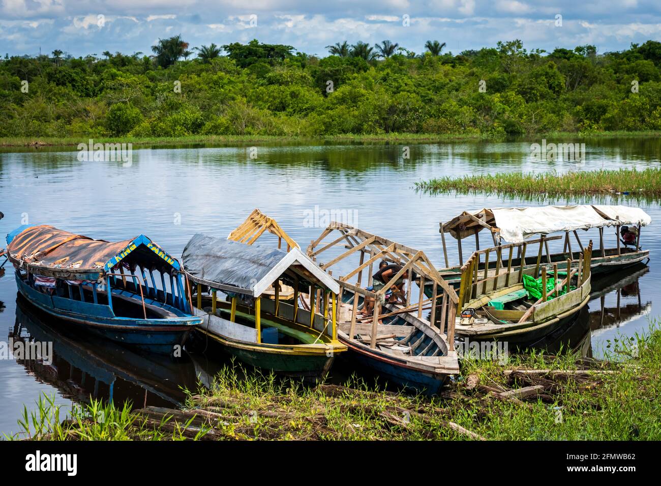 Amazon river transportation hi-res stock photography and images - Alamy