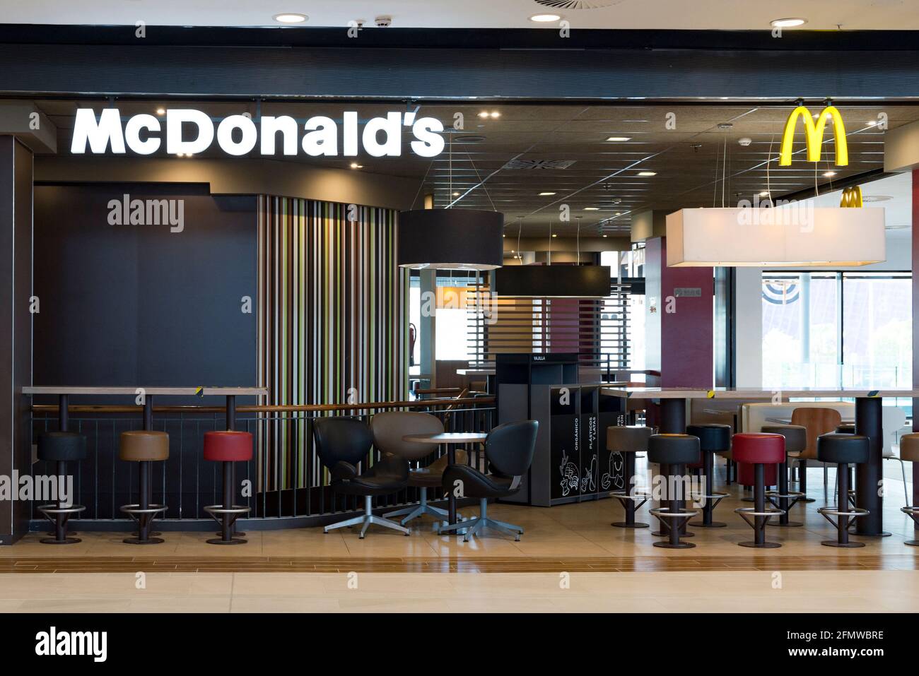 McDonald´s logo seen at one of their restaurants. (Photo by Xisco ...