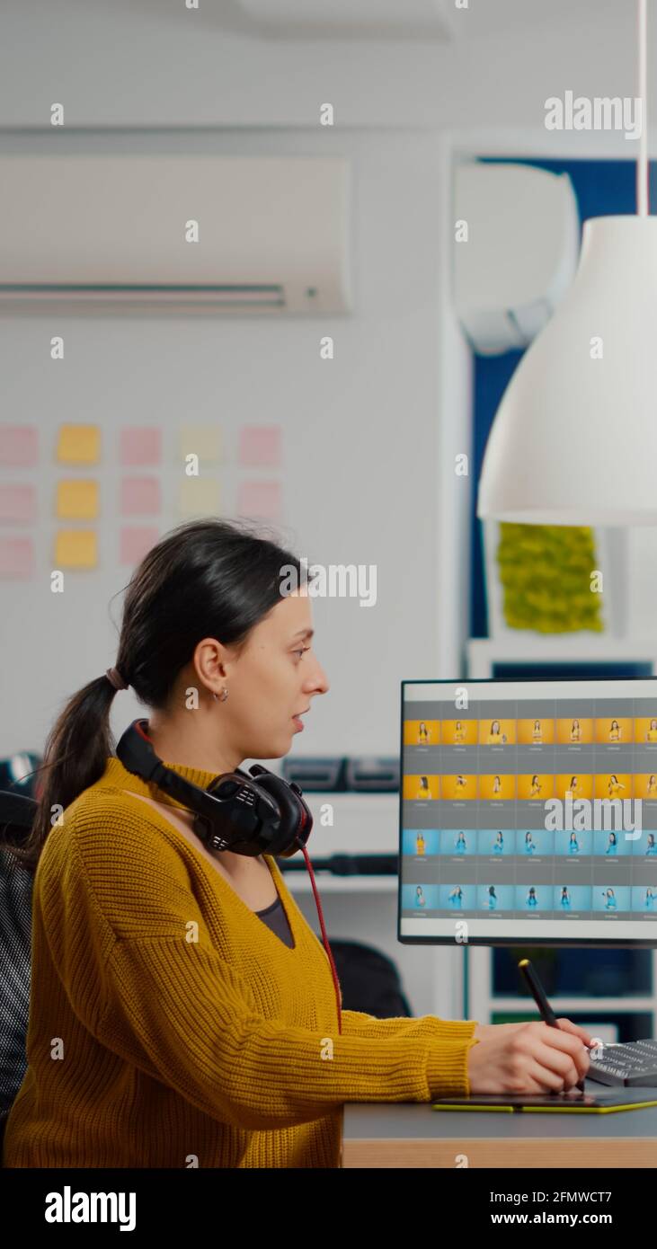 Digital colour grading hi-res stock photography and images - Alamy