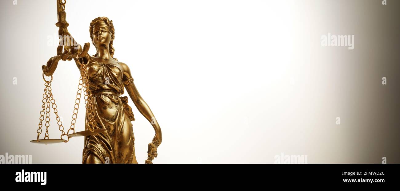 The Statue of Justice symbol, legal law concept. Filtered photo Stock ...