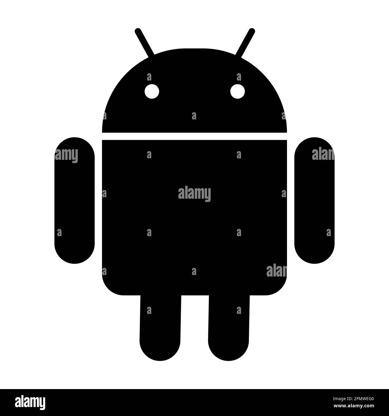 Android Logo Black Background