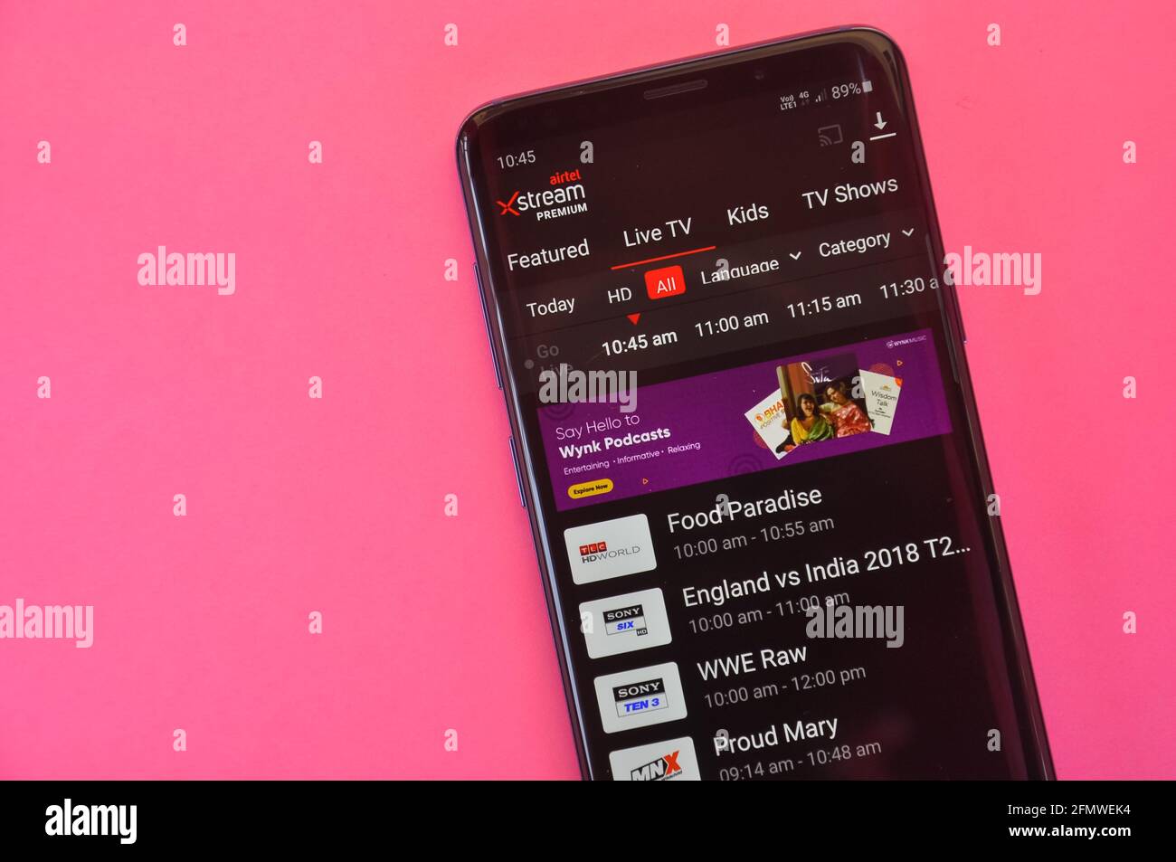 Airtel xstream logo hi-res stock photography and images - Alamy