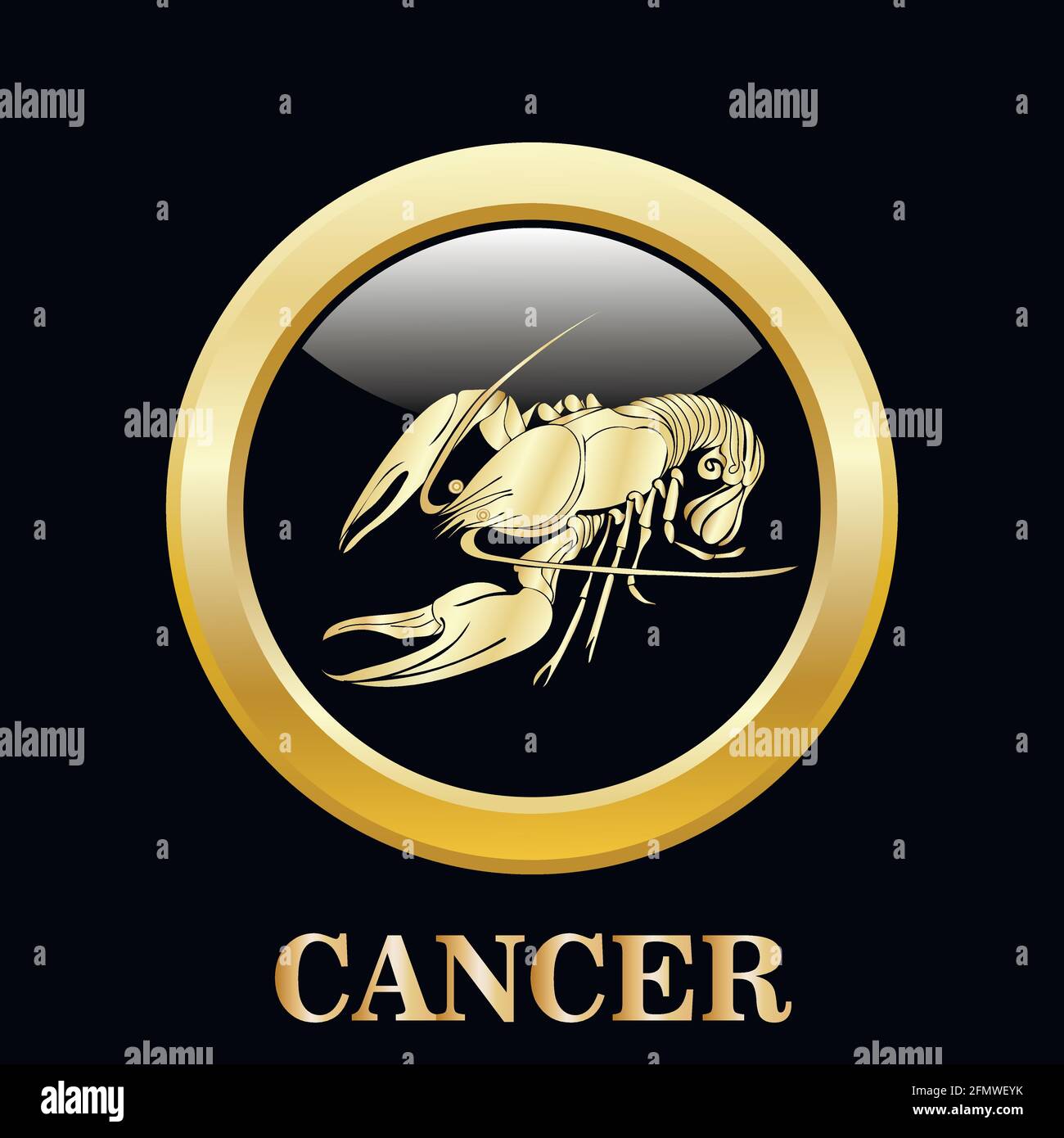 Cancer Symbol Stock Vector Images Alamy