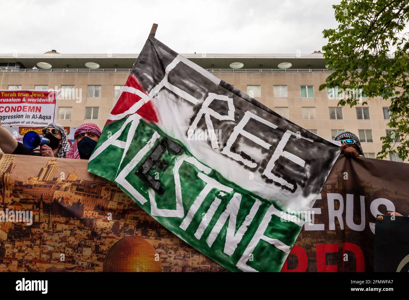 Palestine united states flag hi-res stock photography and images - Alamy