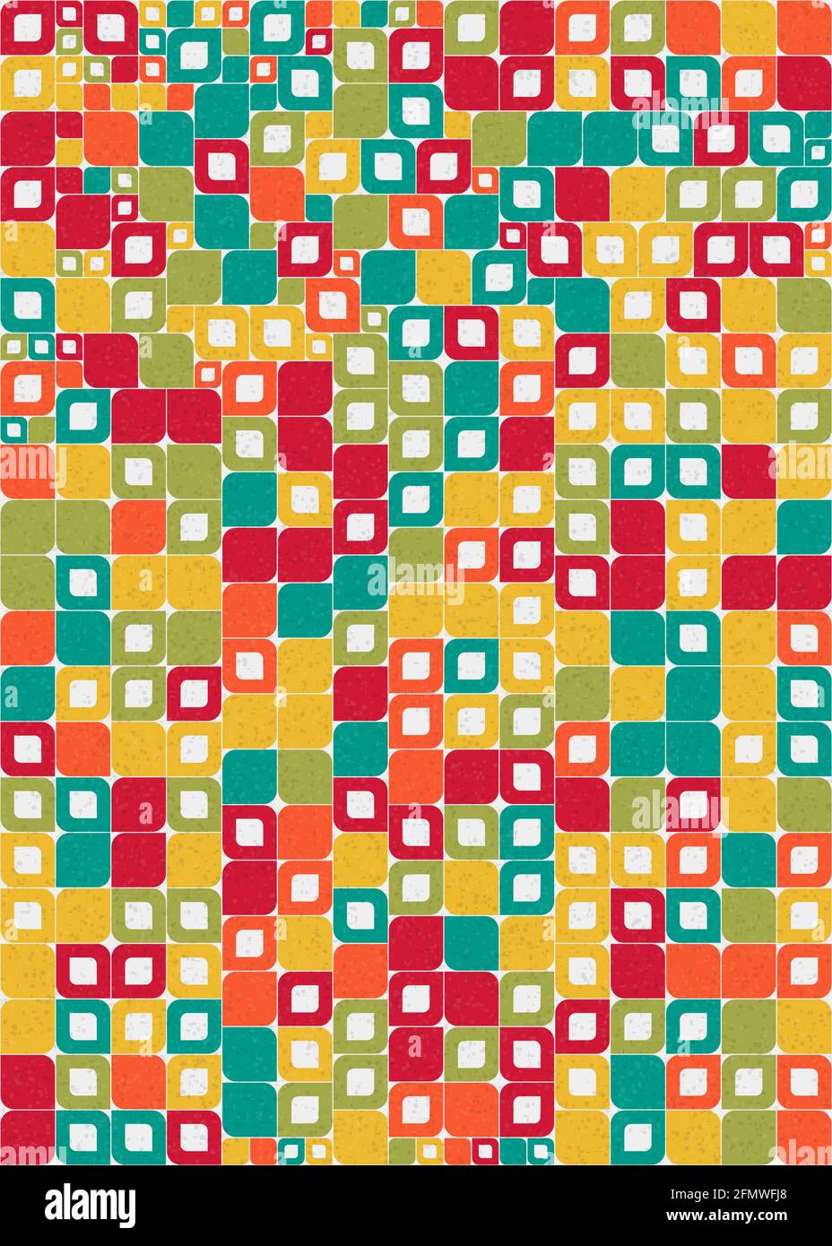 Abstract Geometrical generative computational art illustration Stock ...