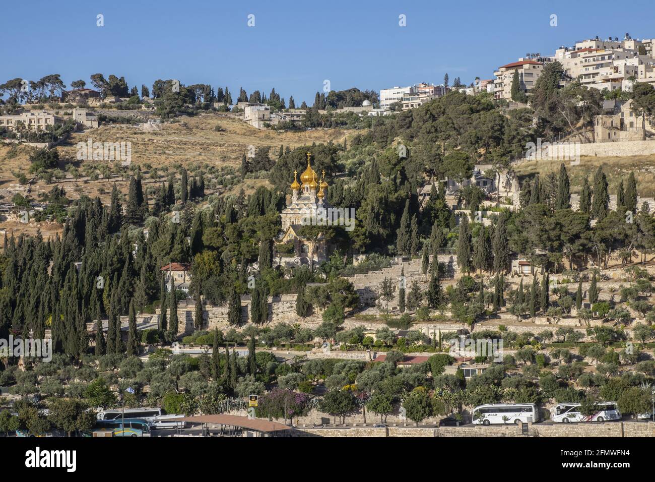 The Mount of Olives is a mountain ridge east of and adjacent to ...