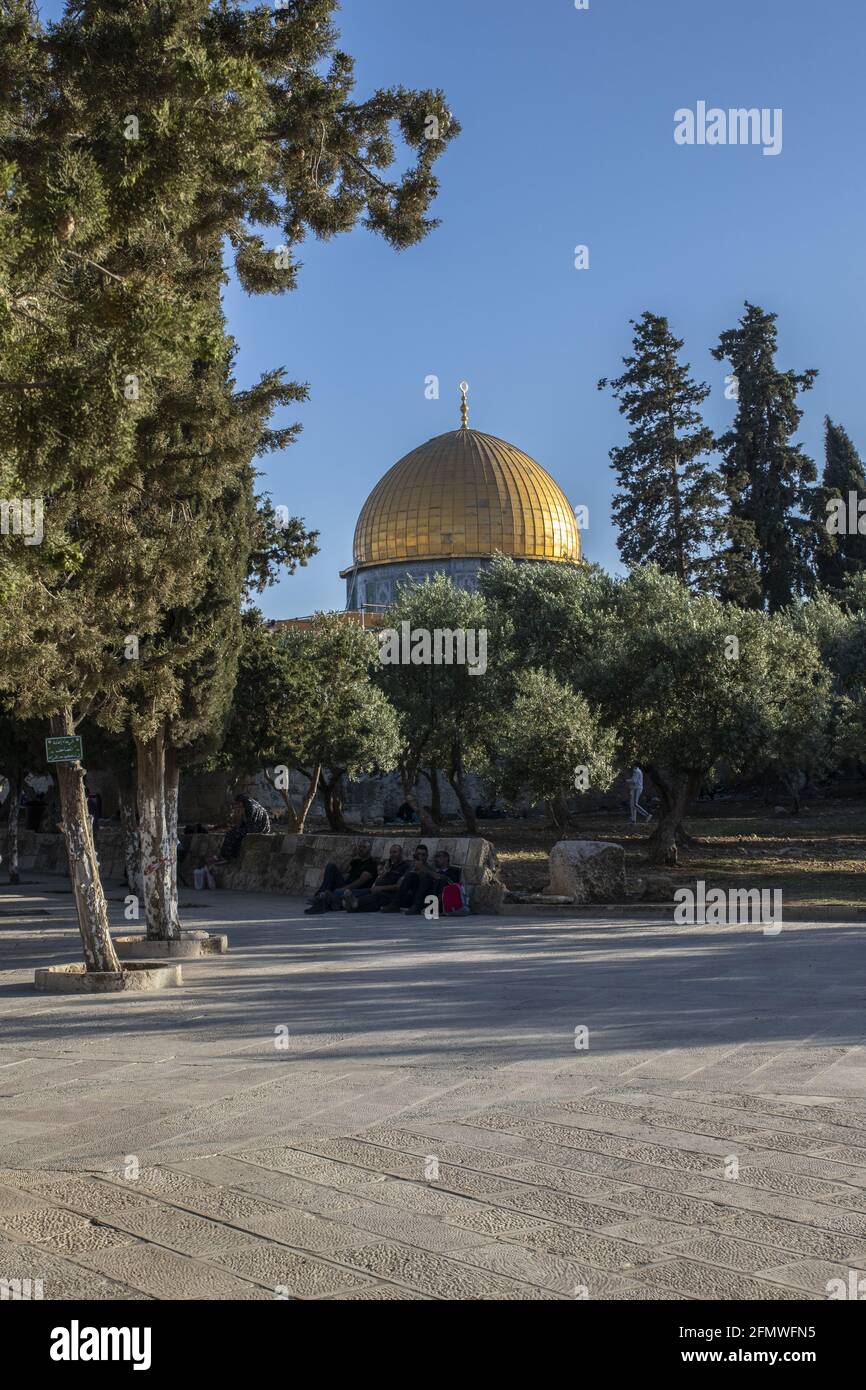 The Dome of the Rock is an Islamic shrine and important landmark in ...