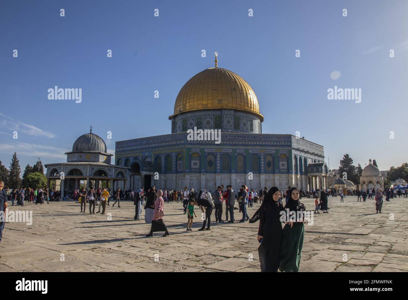 The Dome of the Rock is an Islamic shrine and important landmark in ...