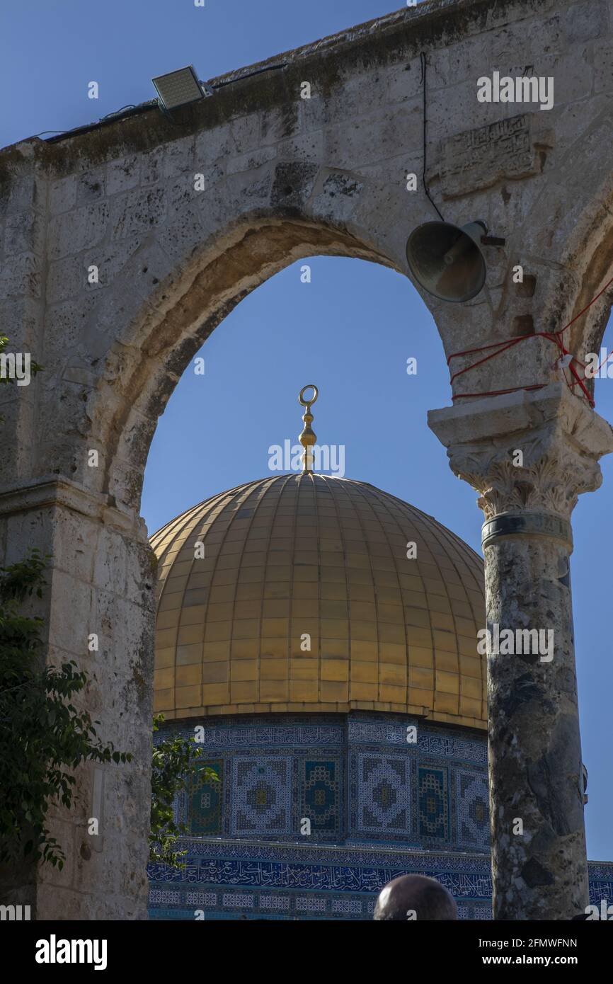 The Dome of the Rock is an Islamic shrine and important landmark in ...