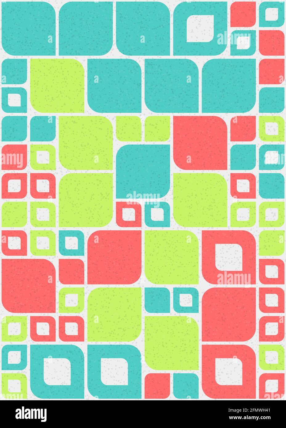 Abstract Geometrical generative computational art illustration Stock ...