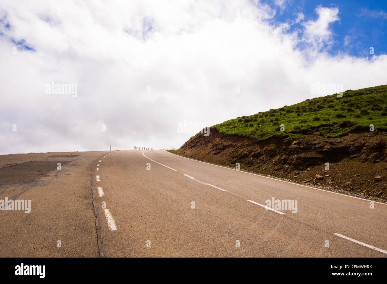 Highway, autobahn and road landscape. Nature and urban together in ...
