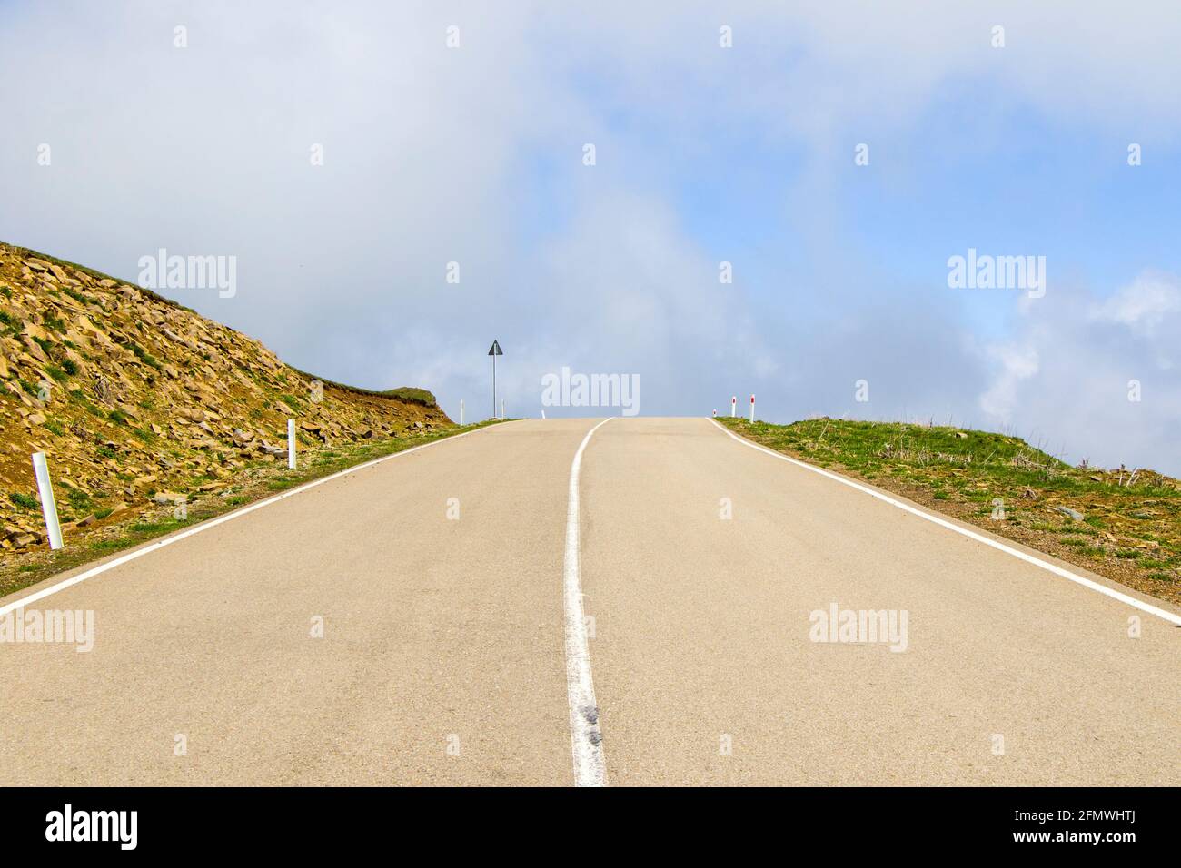 Highway, autobahn and road landscape. Nature and urban together in ...