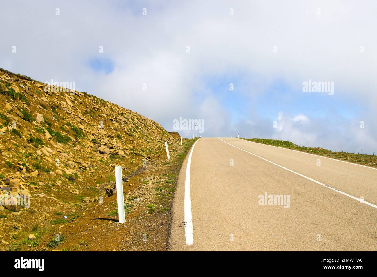 Highway, autobahn and road landscape. Nature and urban together in ...