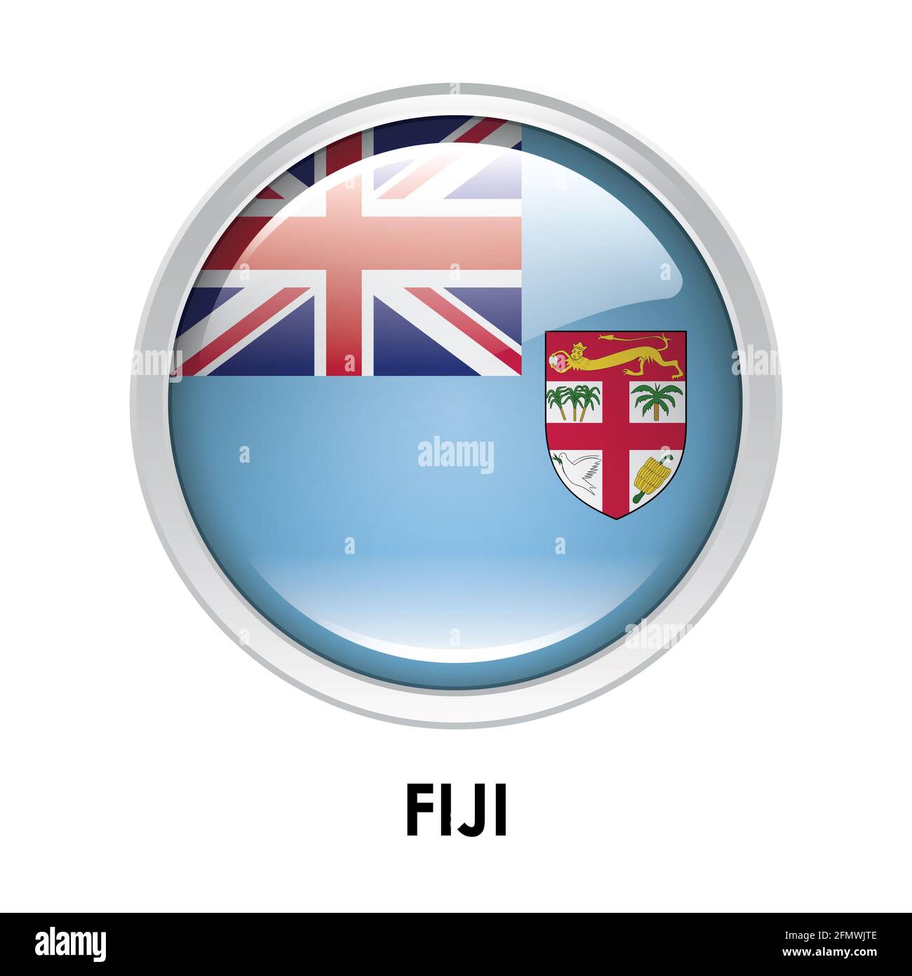 Country fiji map hi-res stock photography and images - Alamy
