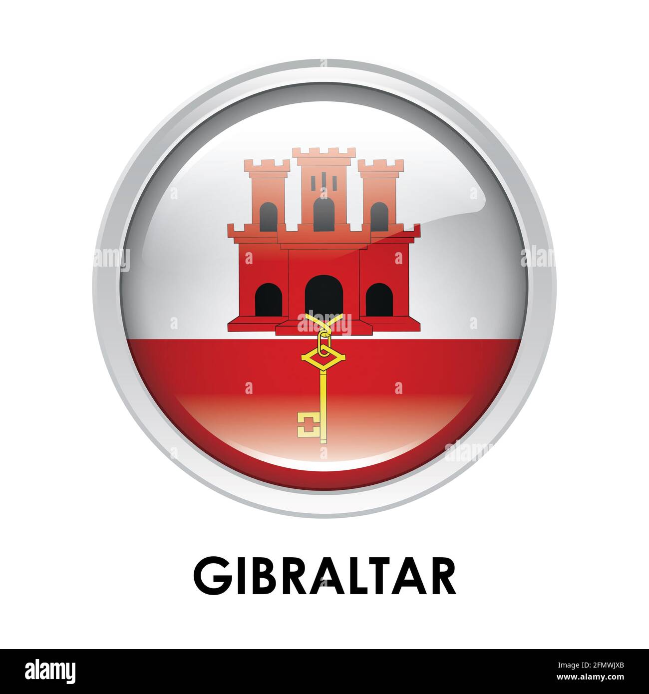 3d map of gibraltar hi-res stock photography and images - Alamy