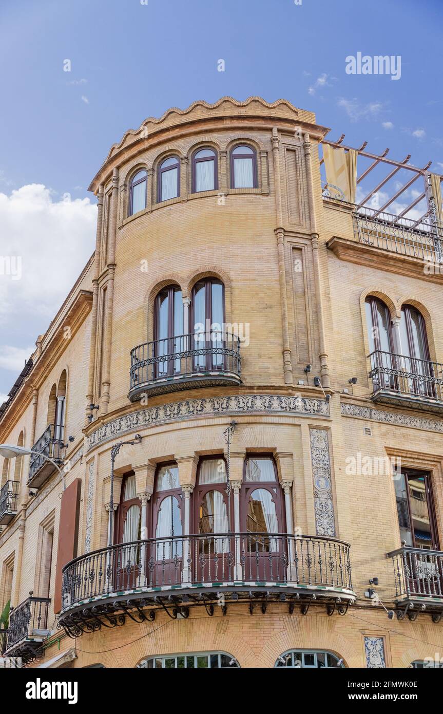 Historic buildings and monuments of Seville, Spain. Architectural ...